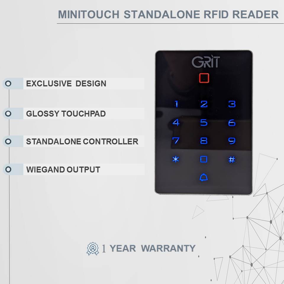 Jual Standalone Access Control Reader Controller Wiegand EM Card ID 125Khz | Shopee Indonesia