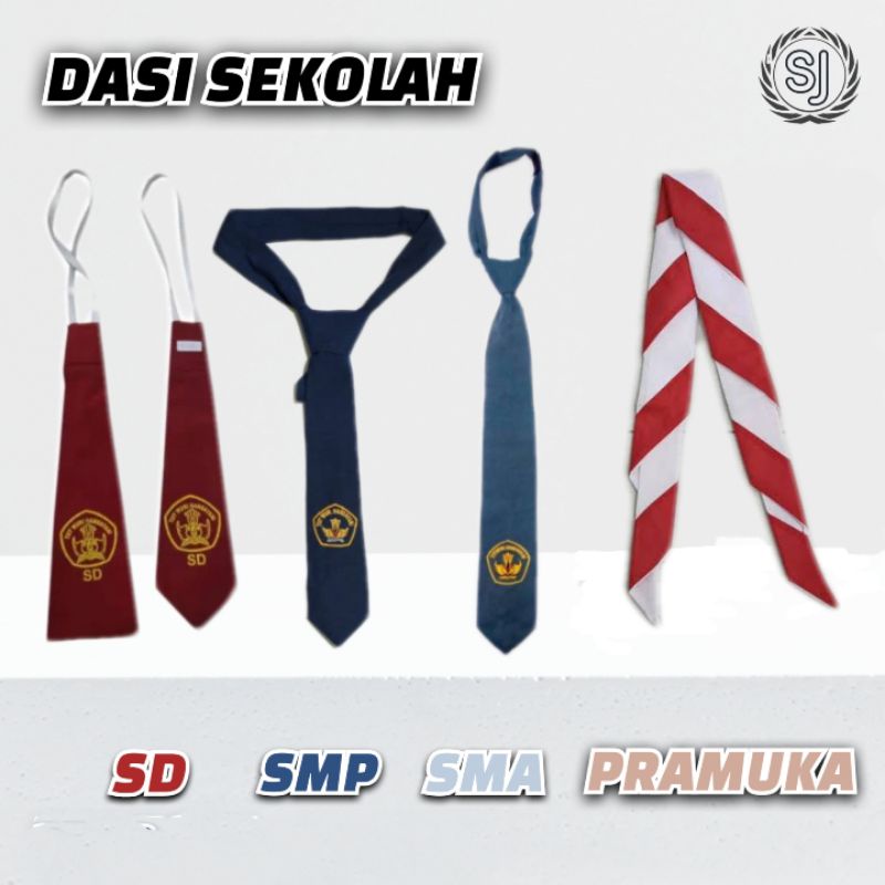 Jual Dasi sekolah SD/SMP/SMA & PRAMUKA LENGKAP | Shopee Indonesia
