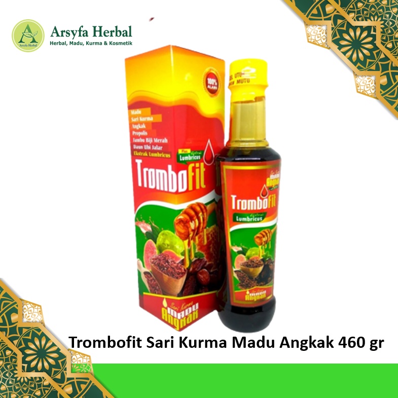 Jual TROMBOFIT Sari kurma Madu ANGKAK Plus Ekstrak Lumbricus Jambu Biji ...