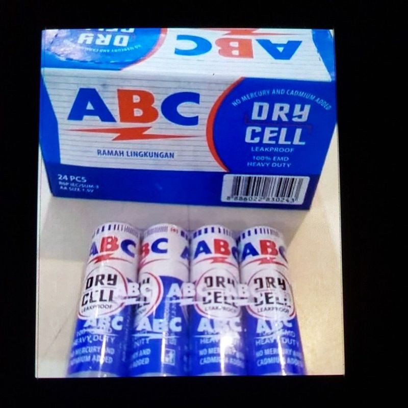 Jual baterai abc biru 1,5v 1 kotak isi 24 pcs (tertera harga isi 24 pcs ...