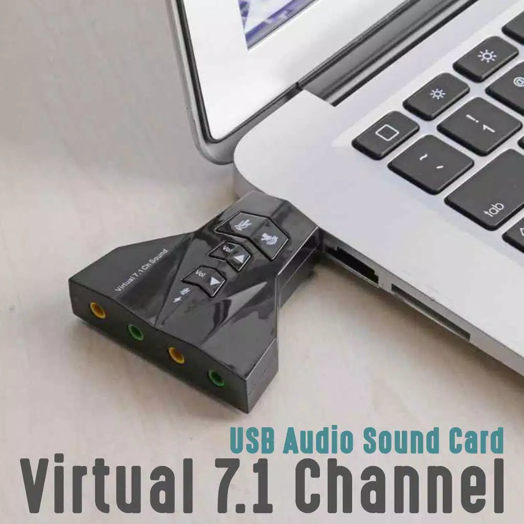 Jual Converter USB Sound 7.1 Double Usb to Jack Sound Card | Shopee ...