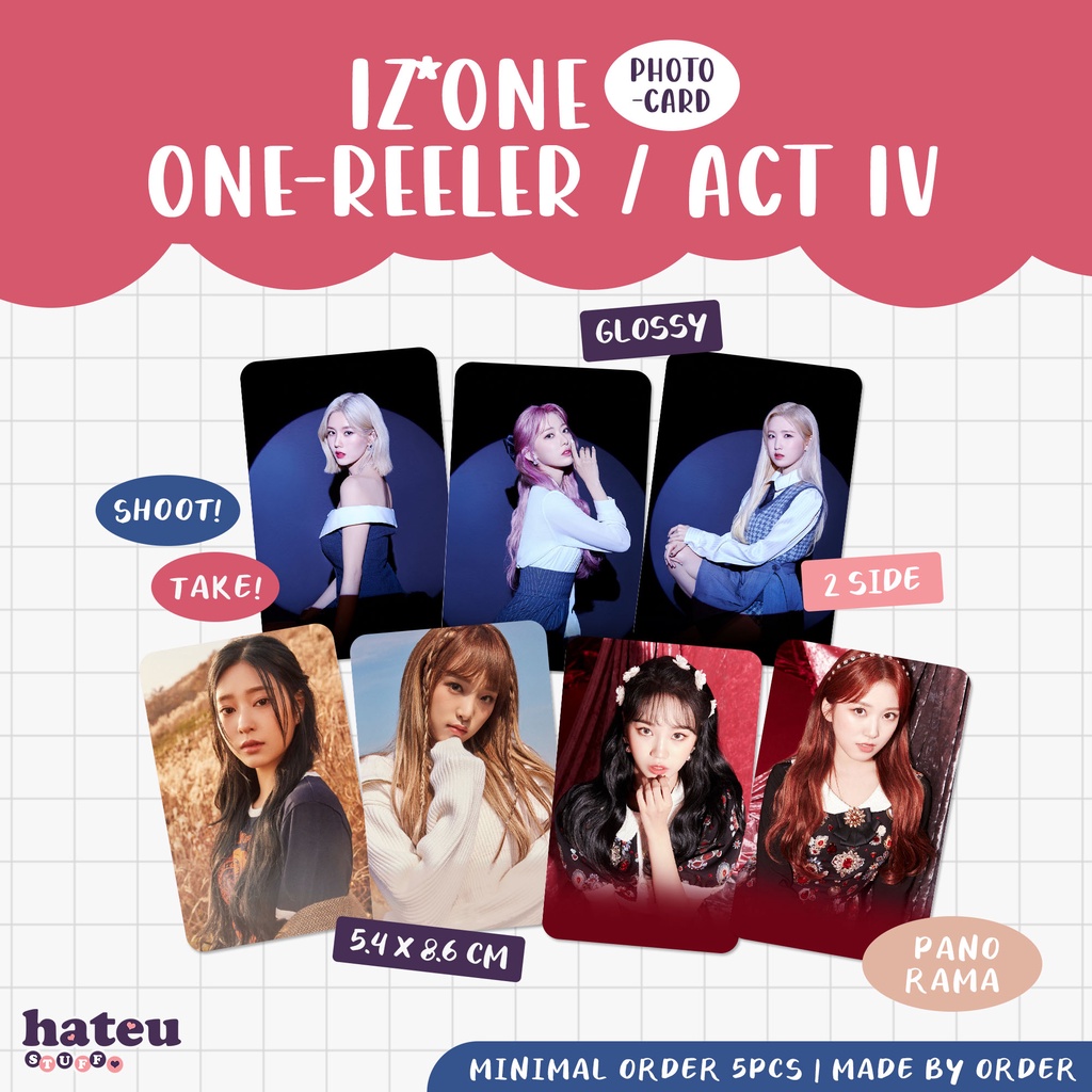Jual IZ*ONE Unofficial Photocard One-reeler / Act IV (IZONE) Indonesia|Shopee Indonesia