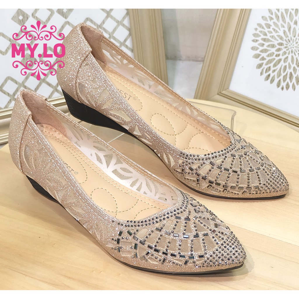 Jual SENDAL PESTA HEEL WEDDING SELOP KEBAYA WANITA IMPORT MS11A97 ...