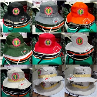 Jual TOPI PGRI LAPANGAN TOPI RIMBA TOPI CUSTOM BORDIR LOGO DAN TULISAN ...