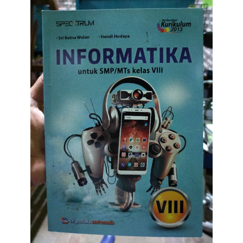 Jual ORI buku teks informatika k13 penerbit andromedia untuk SMP kelas ...