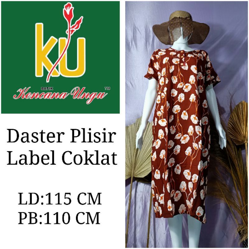 Jual DASTER IBU LD 115 CM DASTER PLISIR K3 BATIK KENCANA UNGU ORI ...