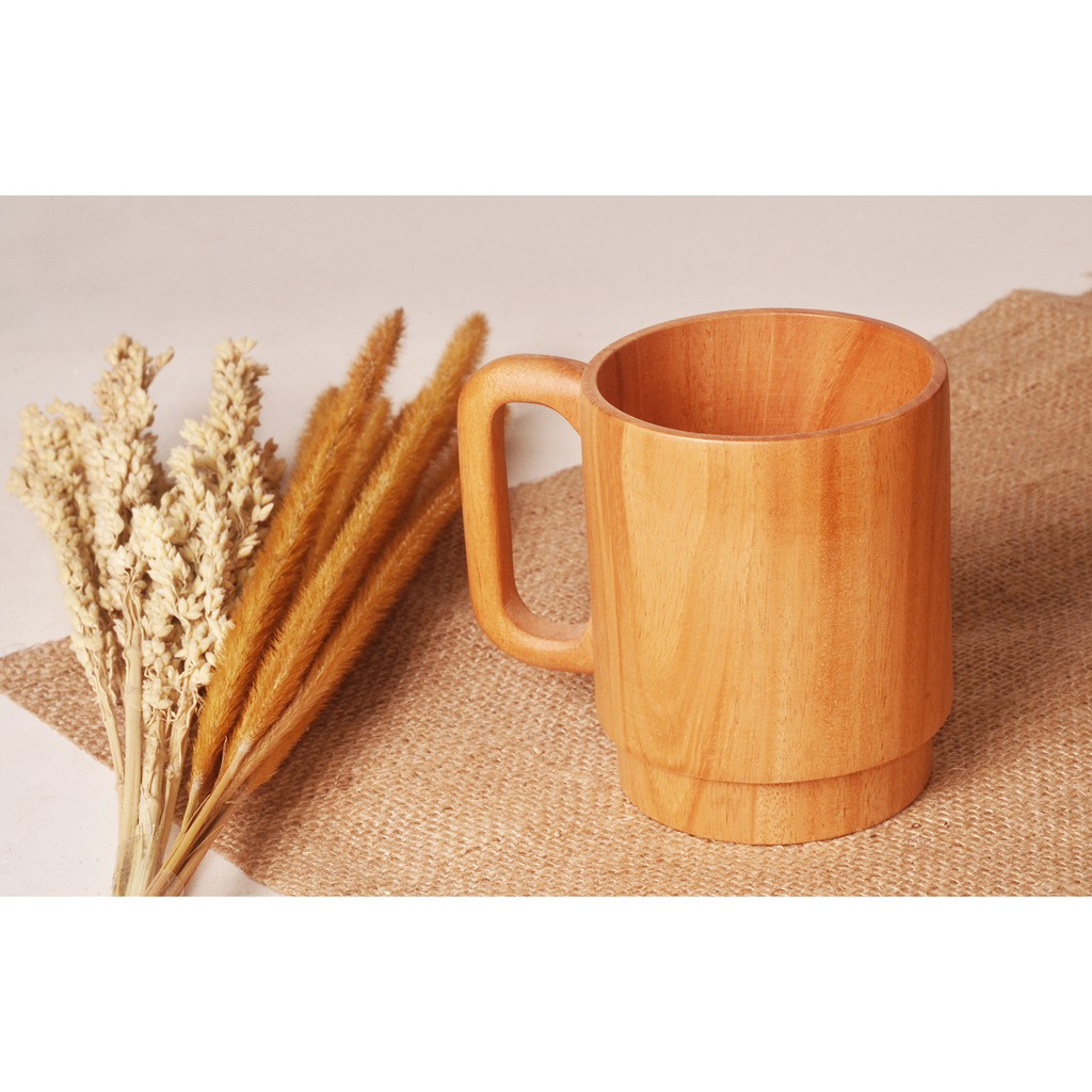 Jual Gelas Mug Kayu Besar / Property Food Photography | Shopee Indonesia