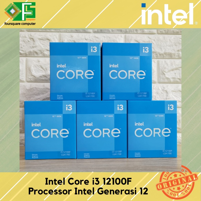 Jual Intel Core i3 12100F Box Processor Intel Generasi 12 Socket LGA 1700 | Shopee Indonesia