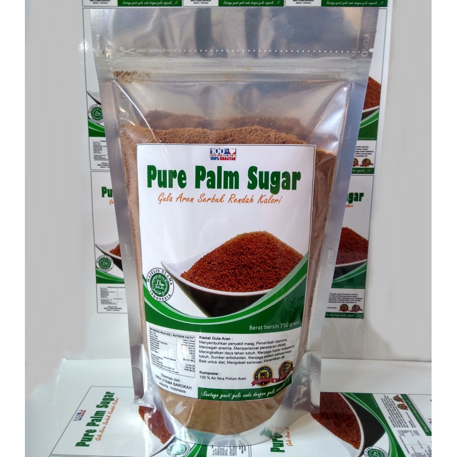 Pure Palm Sugar | Gula Aren Murni 100% - Kwalitas Super Premium - Netto ...