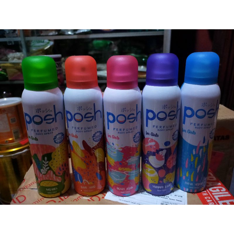 Jual Posh Perfumed Body spray for Girl 150ml | Shopee Indonesia