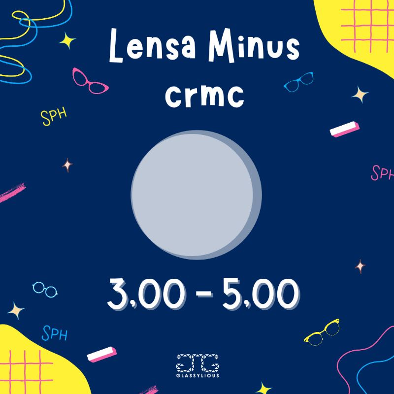 Jual LENSA MINUS 3,00 sampai 5,00 jenis lensa crmc harga sudah sepasang ...