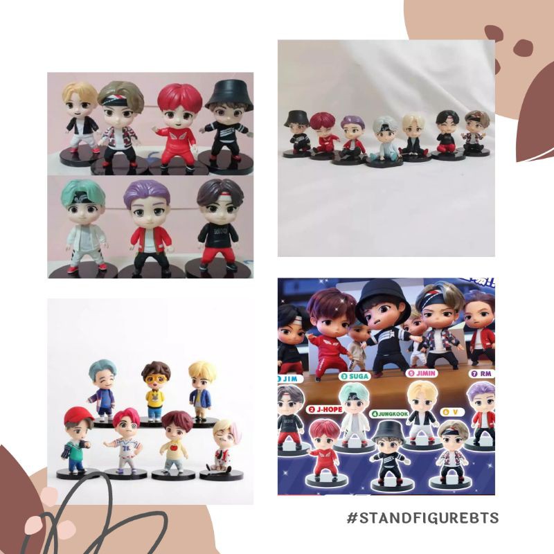 Stand Figure Action Figure BTS TinyTan Unofficial | Shopee Indonesia