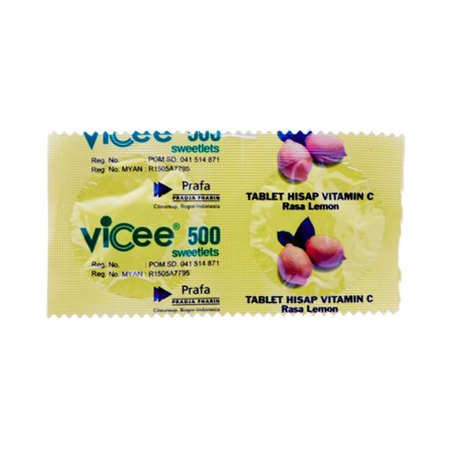 Vicee 500 Rasa Lemon Strip 2 Tablet | Shopee Indonesia