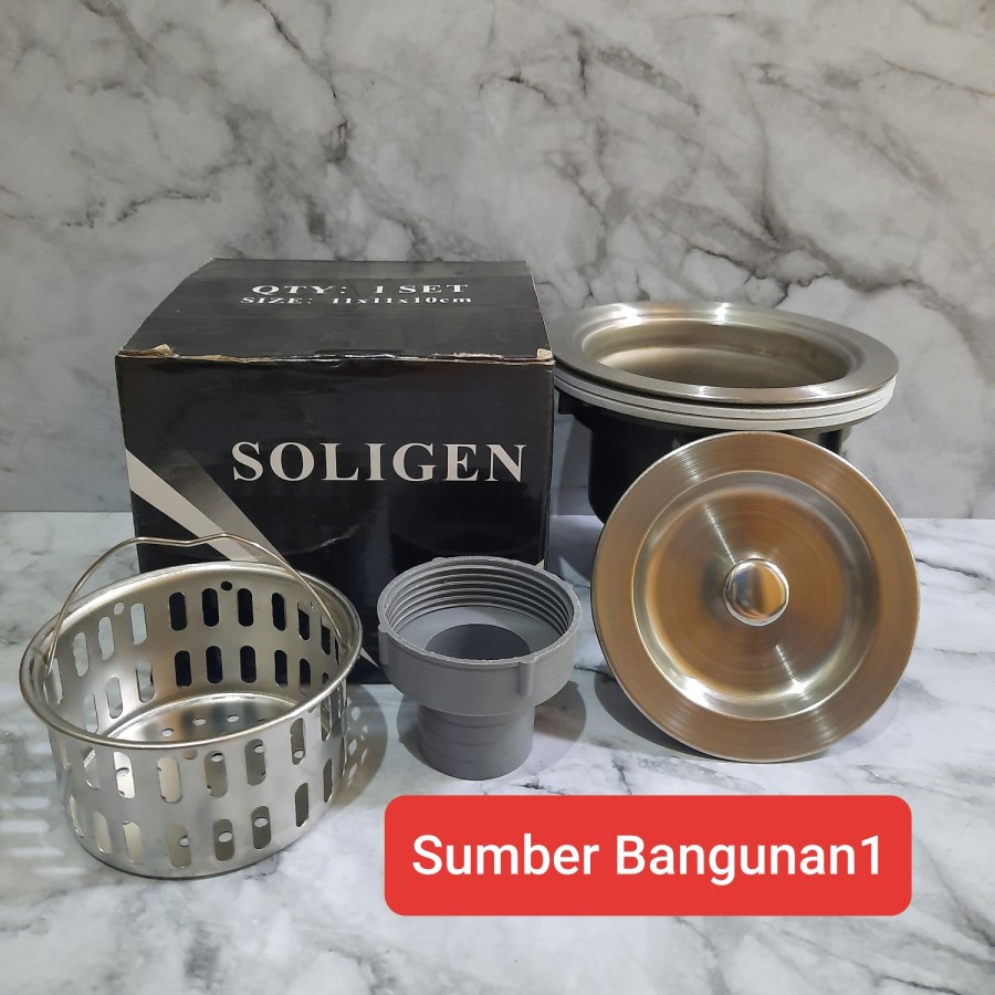 Jual Afur saringan bak cuci piring soligen sink keranjang sampah ...