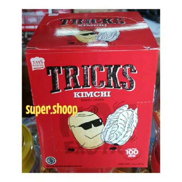 Biskuit kentang panggang TRICKS original kimchi baked crisps potato ...