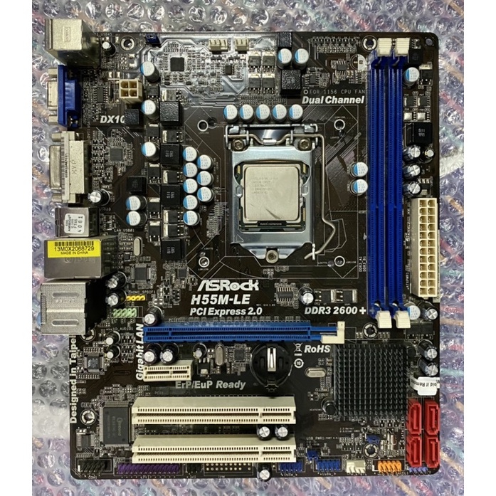 Jual Motherboard Intel Asrock H55M-LE LGA1156 DDR3 Second | Shopee ...