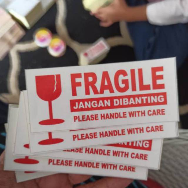 Jual Stiker fragile sticker fragile | Shopee Indonesia