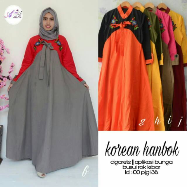 Jual Gamis model korean hanbok cantik unik Indonesia|Shopee Indonesia