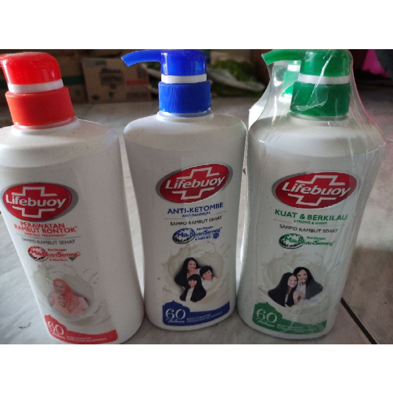 Jual Lifebuoy Shampoo Perawatan Rambut Rontok/ Anti Ketombe/ Kuat ...