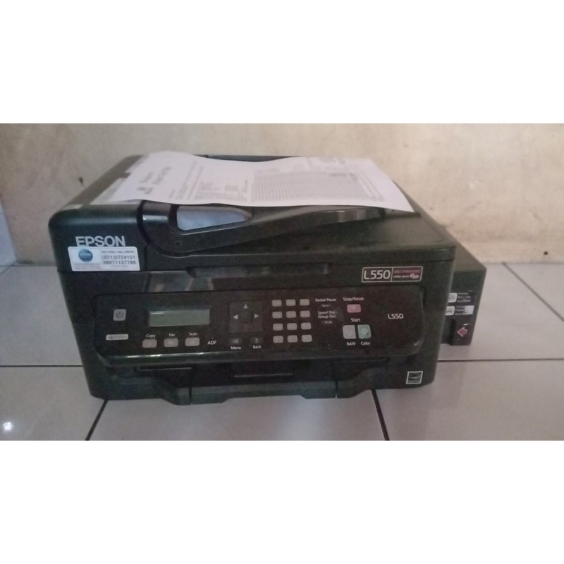 Jual PRINTER EPSON L550 MULTIFUNGSI ADF SIAP PAKAI | Shopee Indonesia