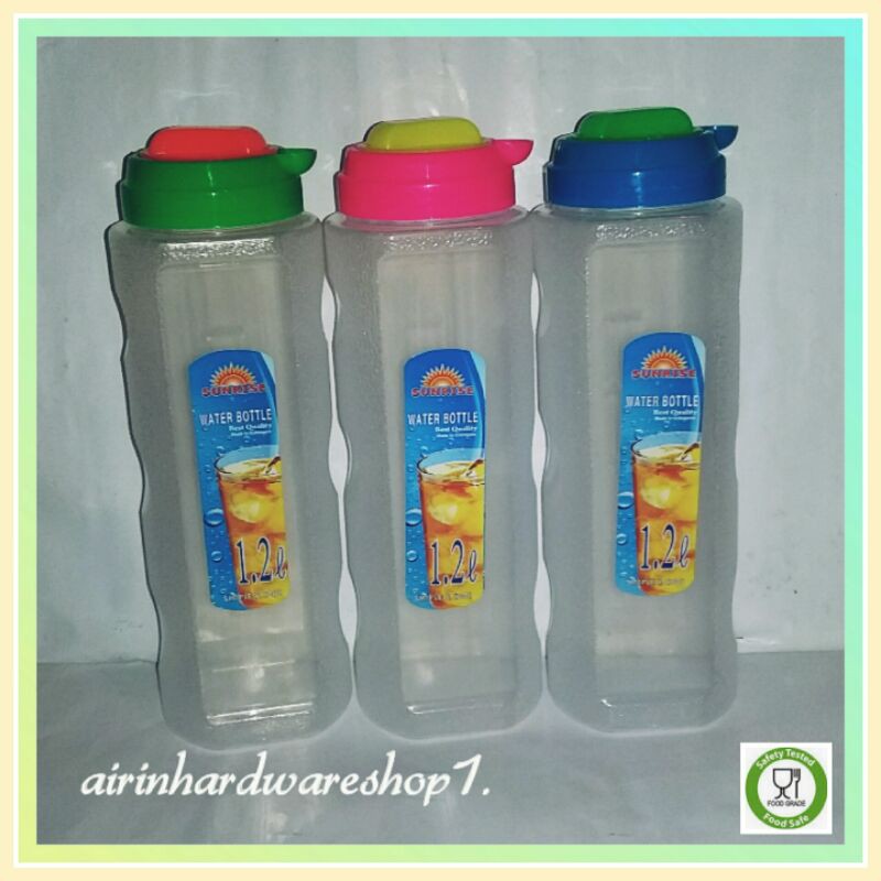 Jual Botol plastik kulkas 1200 ml | botol minum plastik food grade | Shopee Indonesia