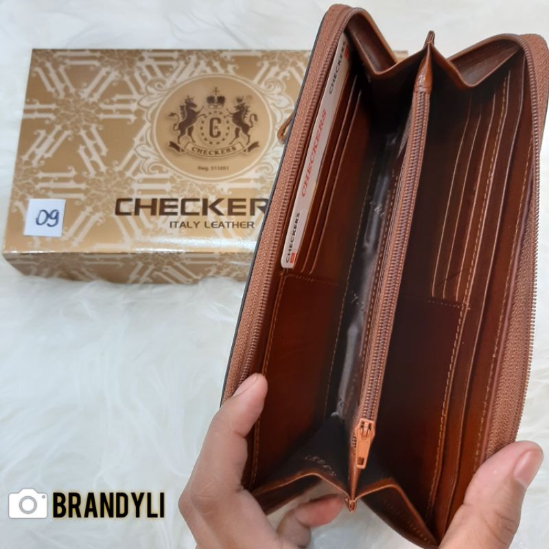 Jual Dompet kulit Asli Checkers 09N 100% Original Indonesia|Shopee ...