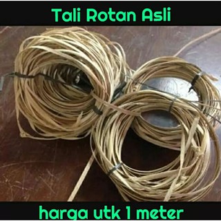 Jual Tali Rotan Asli Alami Harga Per 1 Meter | Shopee Indonesia