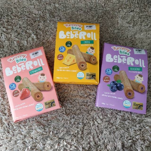 Jual Bebe Roll by Yummy Bites 40gr / Snack Bayi | Shopee Indonesia
