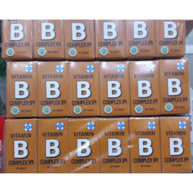 Jual VITAMIN B complex IPI 1btl isi 45tablet | Shopee Indonesia