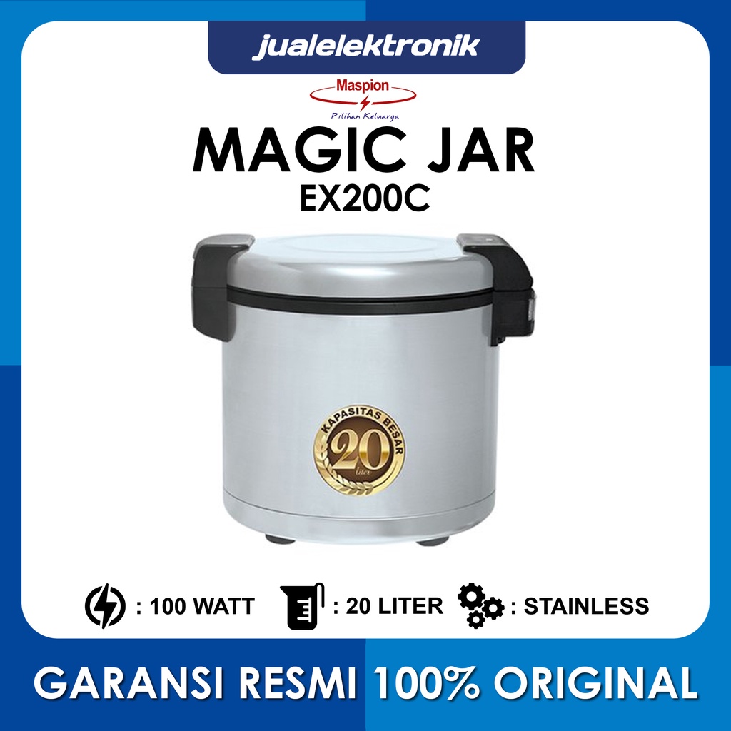 Jual Maspion Magic Jar 20 Liter 100 Watt - EX200C | Shopee Indonesia