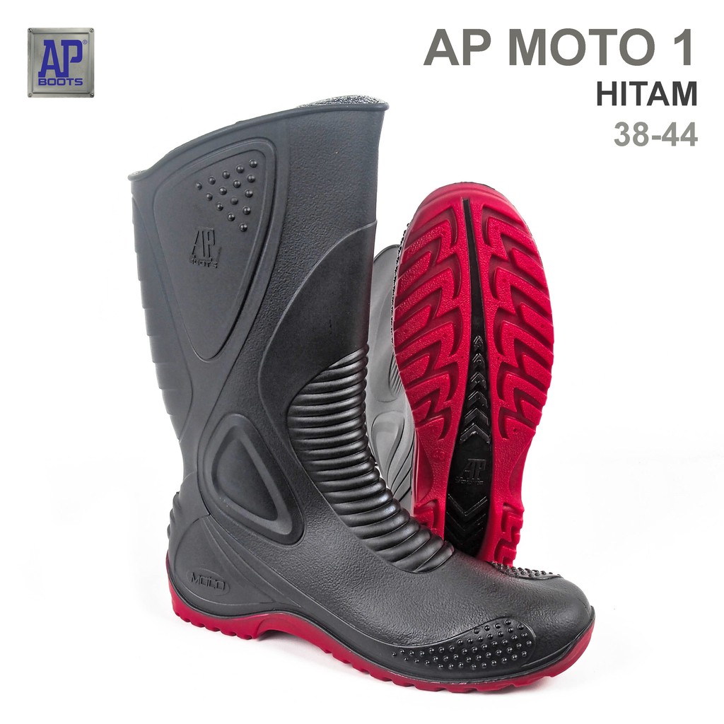 Jual AP Boots MOTO 1 -Sepatu Boot PVC | Shopee Indonesia