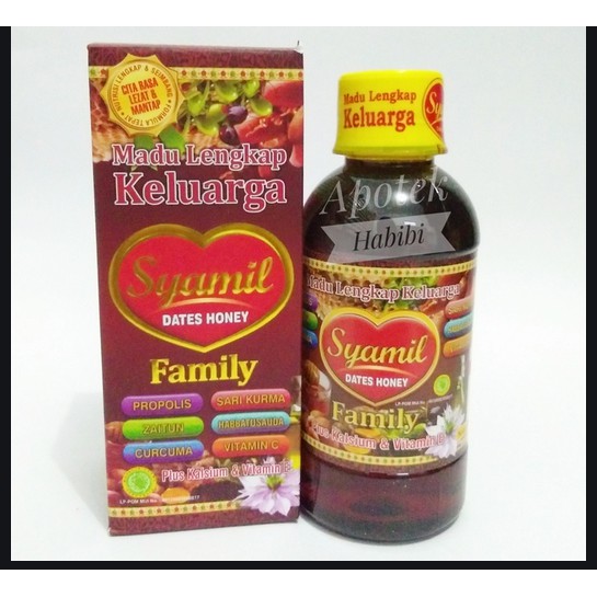 Jual Madu lengkap keluarga Syamil 200ml Original - syamil family 200ml ...