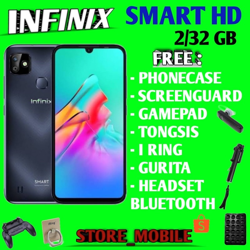 Jual INFINIX SMART HD 2/32 RAM 2GB ROM 32GB GARANSI RESMI | Shopee ...