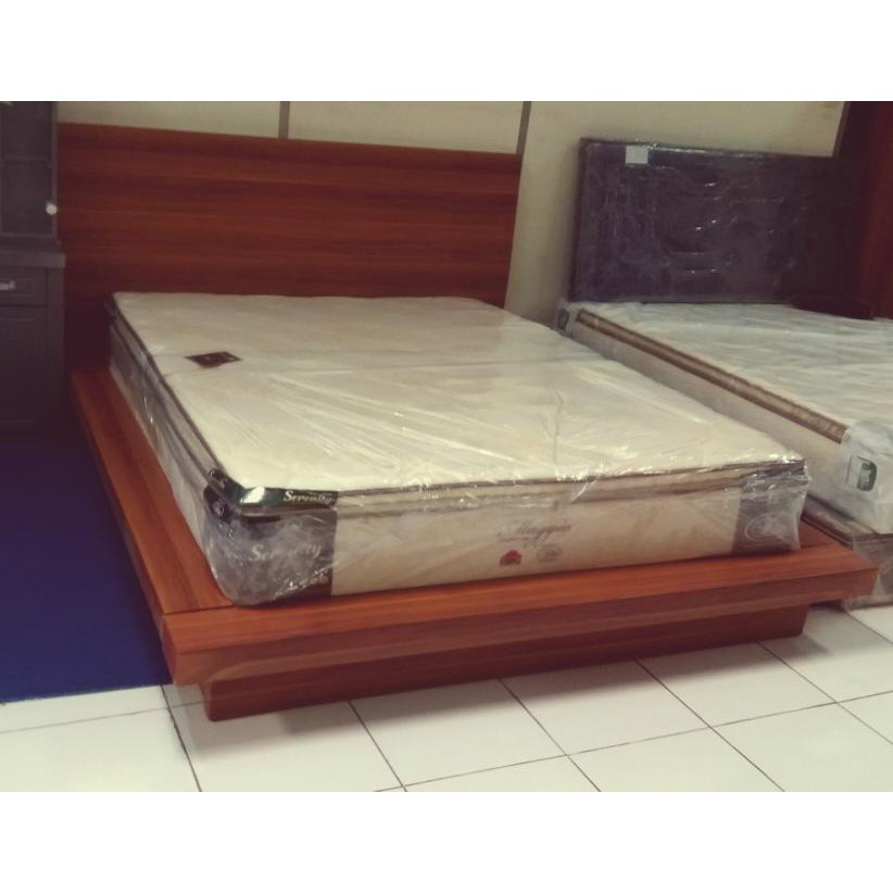 Jual Tempat Tidur 180 Kayu Divan Bs pk Airland Elite Spring Bed tanpa ...