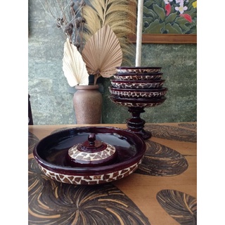 Jual dulang susun kayu modern batok kelapa dulang gebogan | Shopee ...