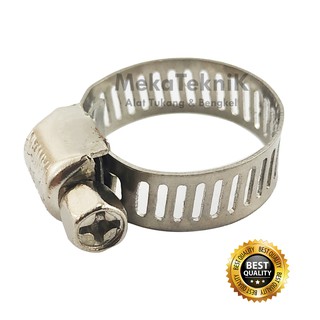 Jual KLEMAN SELANG STAINLESS STEEL 1/2" ISI 5 PCS - KLEM SELANG ...