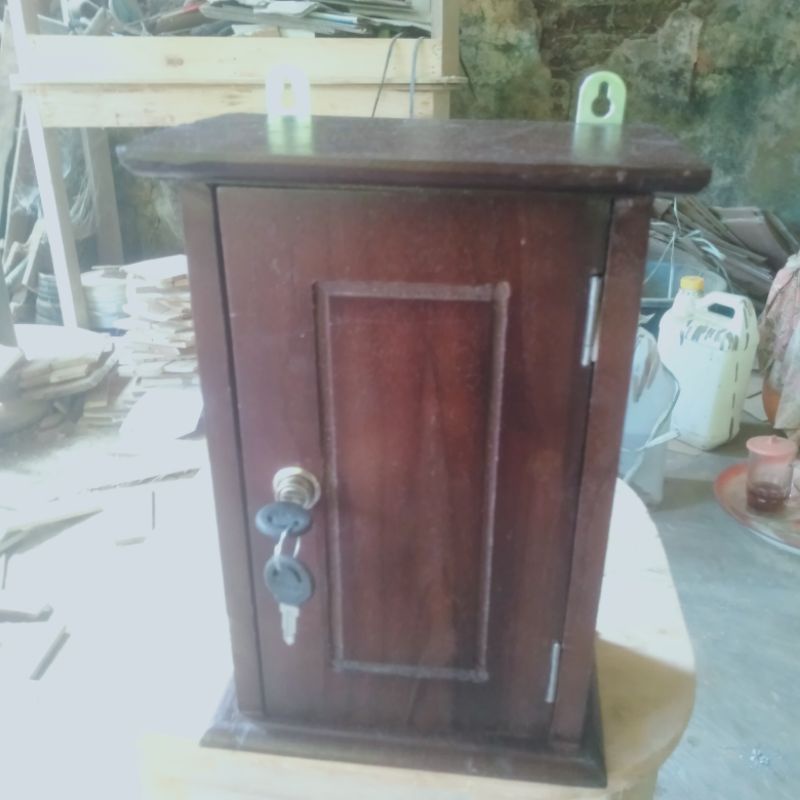 Jual kotak obat kotak penyimpanan,rak gantung dg 2 rak di dalam ...