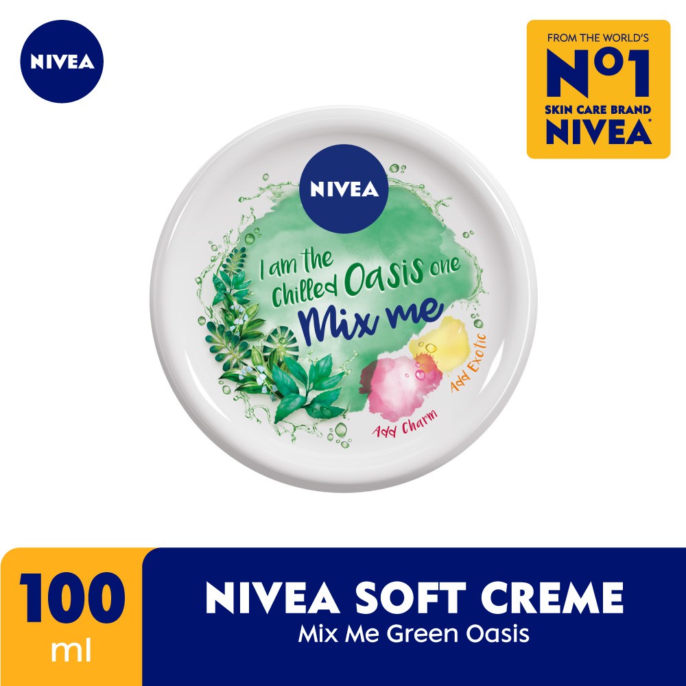 Jual Nivea Soft Mix Me Chilled Green 100 ml Indonesia|Shopee Indonesia