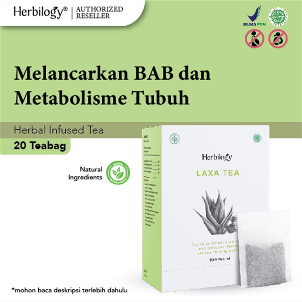 Jual Herbilogy Laxa Tea / Teh Diet Slimming Laxative Melancarkan BAB ...