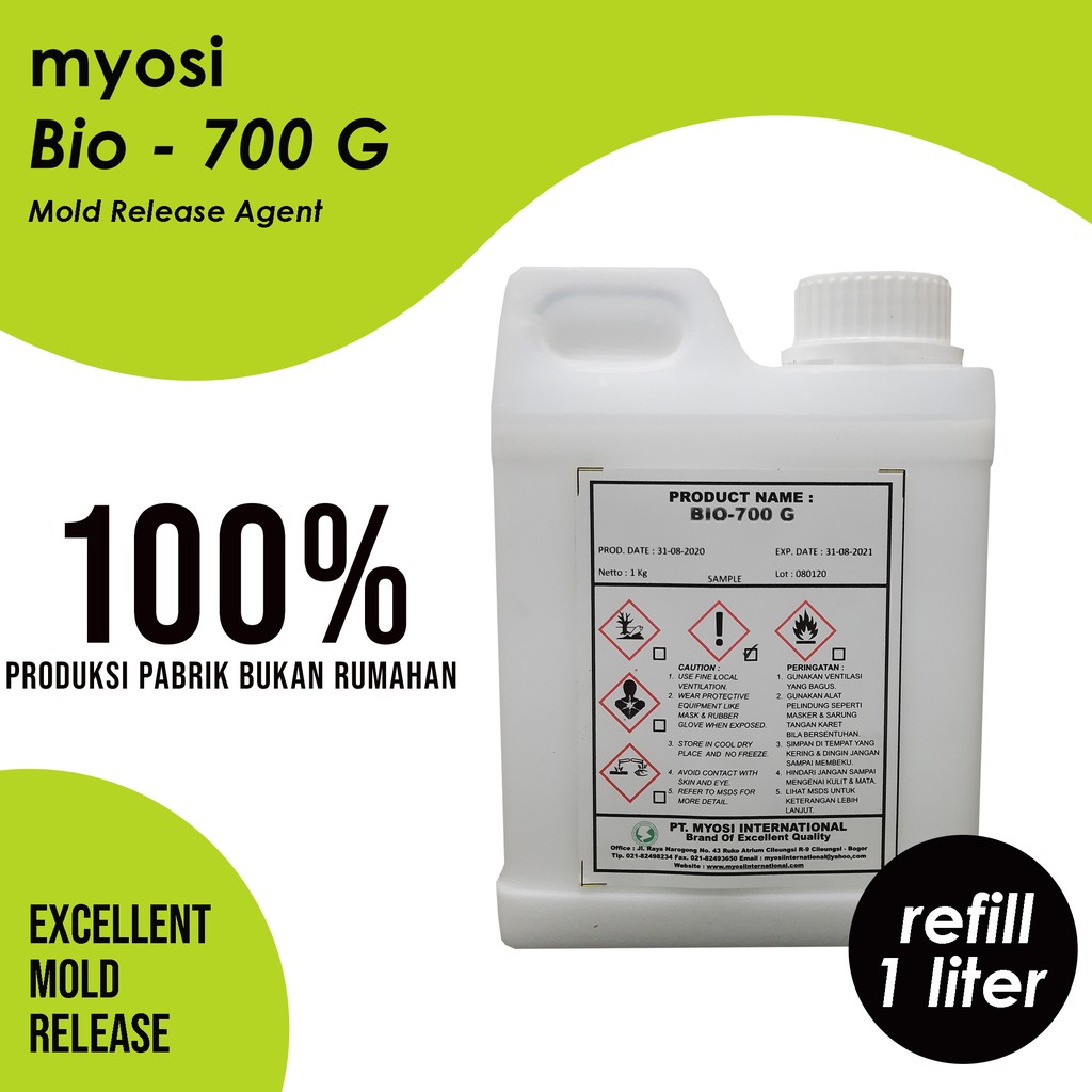 Jual Bio - 700G Mold Realese Agent Myosi 1 Liter | Shopee Indonesia