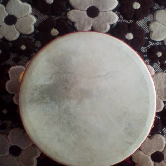 Jual Rebana mini ukuran sedang asli kulit kambing rebana kerincing ...