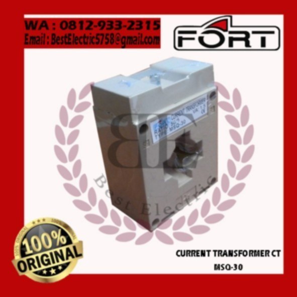 Jual Segera Miliki Current Transformer Ct Fort / Msq-30 / 100/5A 2,5Va ...