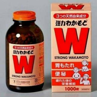 Jual Strong Wakamoto 1000 Tabs Suplemen Lambung Obat Maag Jepang Original Hand Carry | Shopee ...
