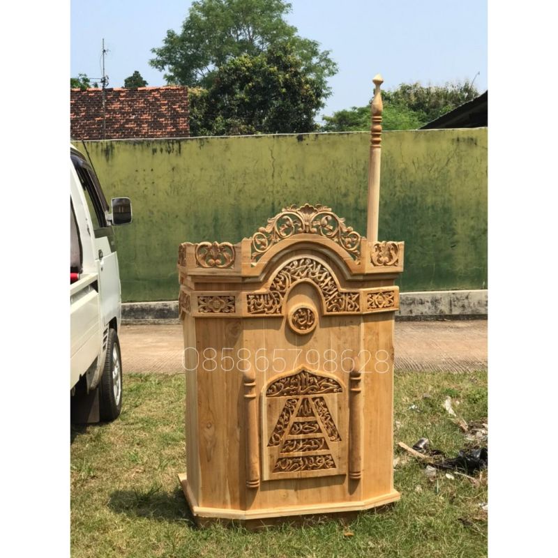 Jual mimbar masjid kayu Jati FREE TONGKAT mimbar ceramah kayu Jati ... Jual mimbar masjid kayu Jati FREE TONGKAT mimbar ceramah kayu Jati ...