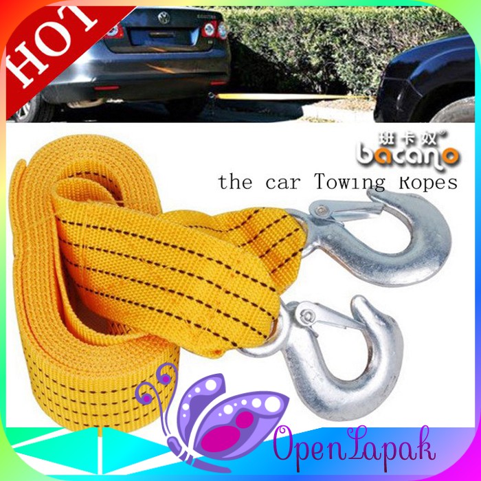 Jual Tali Derek Mobil Penarik Mobil Mogok Tali Gandengan Tali Evakuasi ...