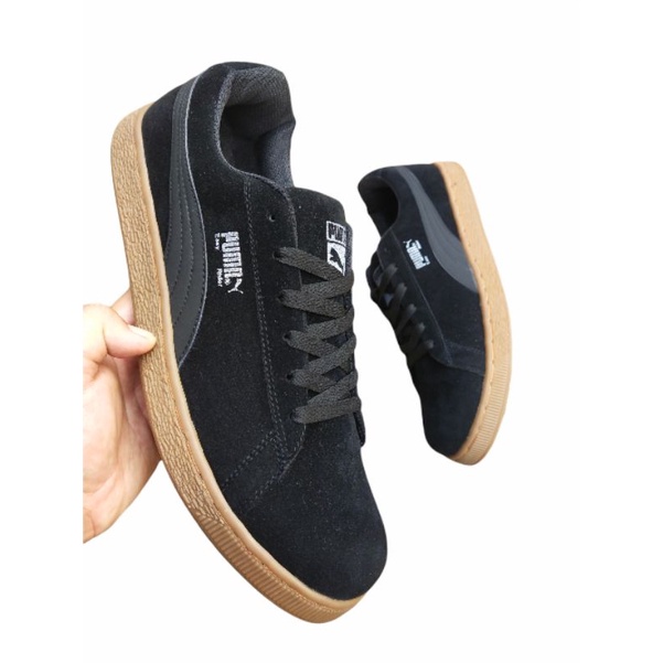 Jual SEPATU SNEAKERS PRIA UKURAN JUMBO BIG SIZE 45 46 47 48 HITAM SOL ...