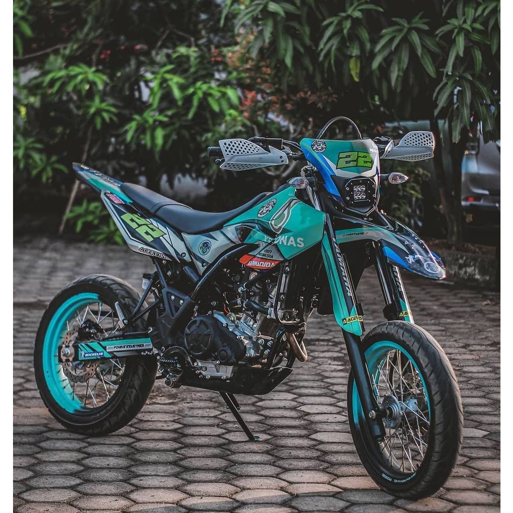 Jual DECAL KLX/GORDON / D'TRACKER /CRF (BISA RUBAH NAMA,NO,WARNA ...