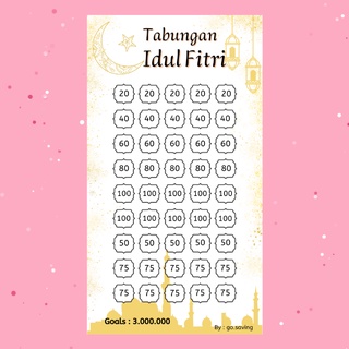 Jual Tabungan Hari Raya Idul Fitri / Binder Tabungan Lebaran A6 ...