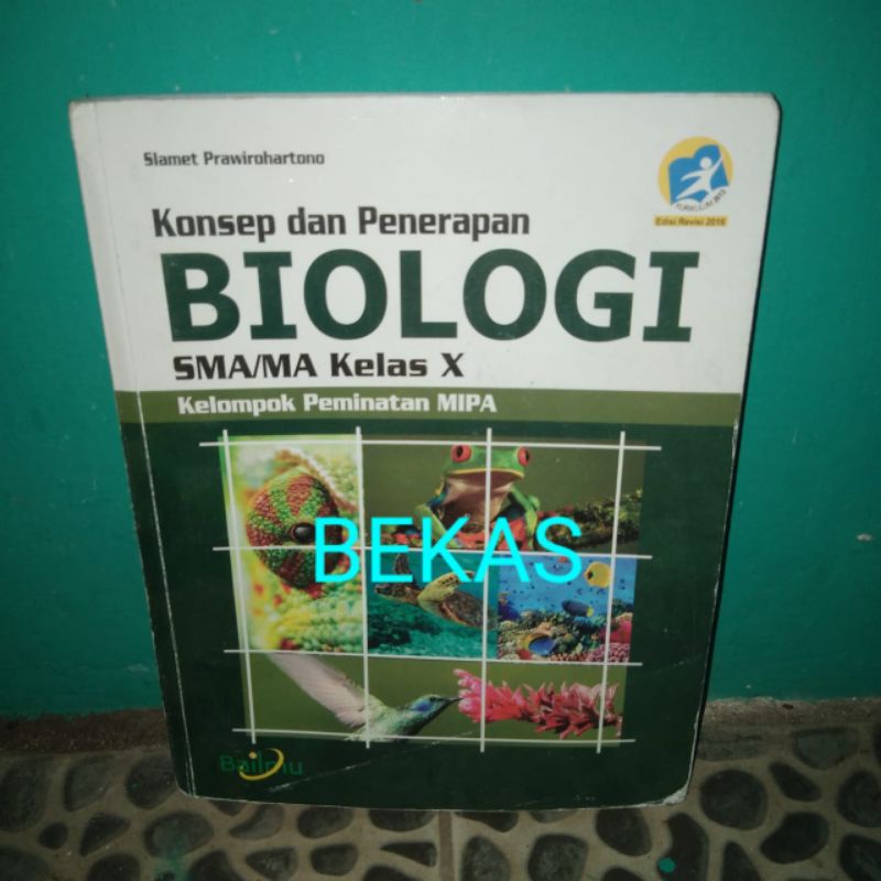 Jual Buku Konsep Dan Penerapan Biologi Kelas 10 X 1 SMA Bailmu Peminatan kurikulum 2013 revisi ...