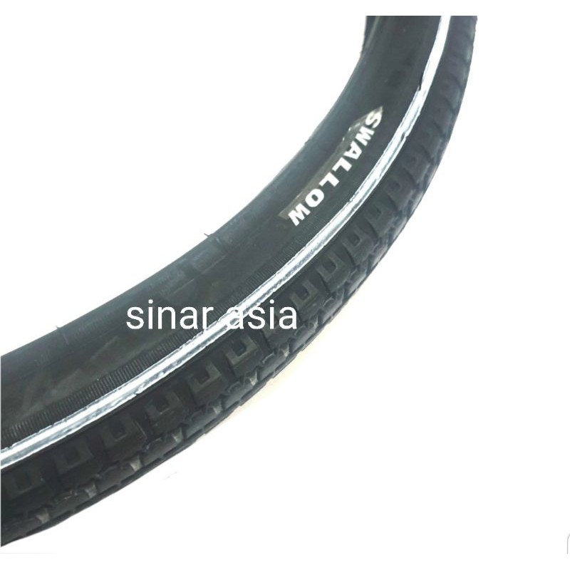 Jual Ban luar sepeda 24 x 1.75/2.00 Swallow ( hitam list ) | Shopee Indonesia